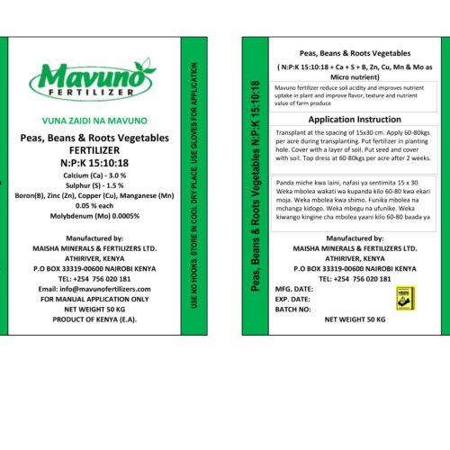 Mavuno Fertilizer